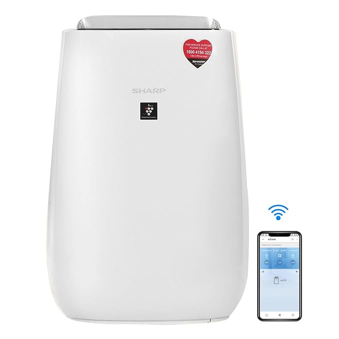 SHARP Air Purifier For Home FP-J52M-W | Wi-Fi Connectivity,Remote ...